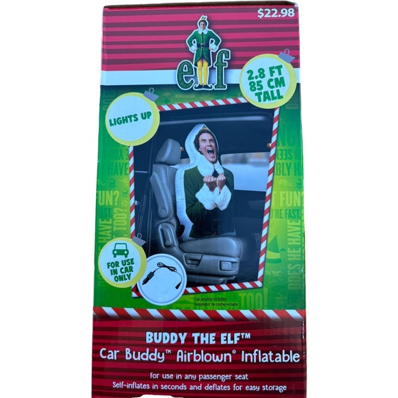 Buddy the elf | Wall Decor | Buddy The Elf Airblown Inflatable 28 Car ...